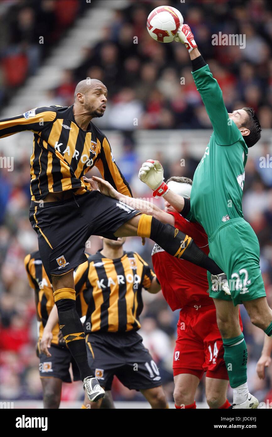 BRAD JONES & CALEB FOLAN MIDDLESBROUGH V HULL CITY THE RIVERSIDE ...
