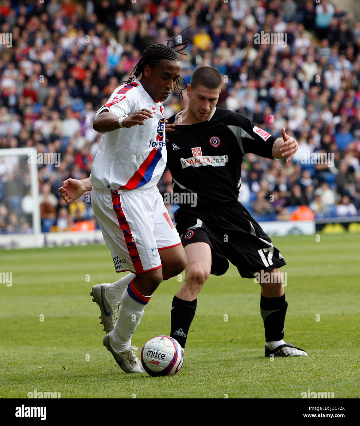 NICK MONTGOMERY OF SHEFFIELD U CRYSTAL PALACE V SHEFFIELD UNI SELHURST ...