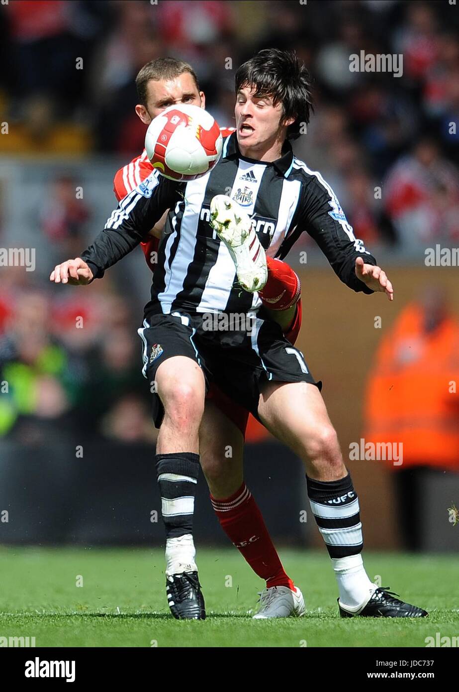 JOEY BARTON & FABIO AURELIO LIVERPOOL V NEWCASTLE ANFIELD LIVERPOOL ...