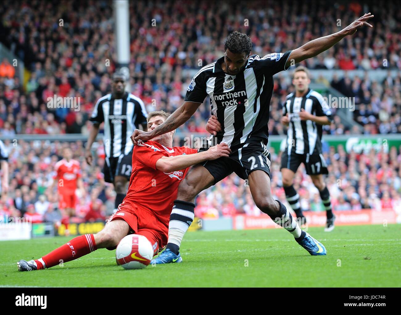 STEVEN GERRARD , HABIB BEYE, LIVERPOOL V NEWCASTLE, LIVERPOOL V ...