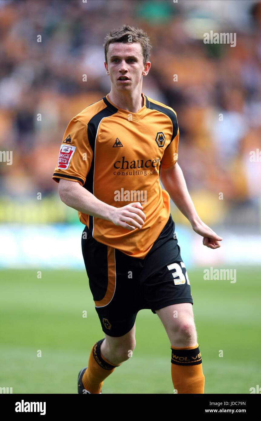 KEVIN FOLEY WOLVERHAMPTON WANDERERS FC MOLINEUX STADIUM WOLVERHAMPTON ...