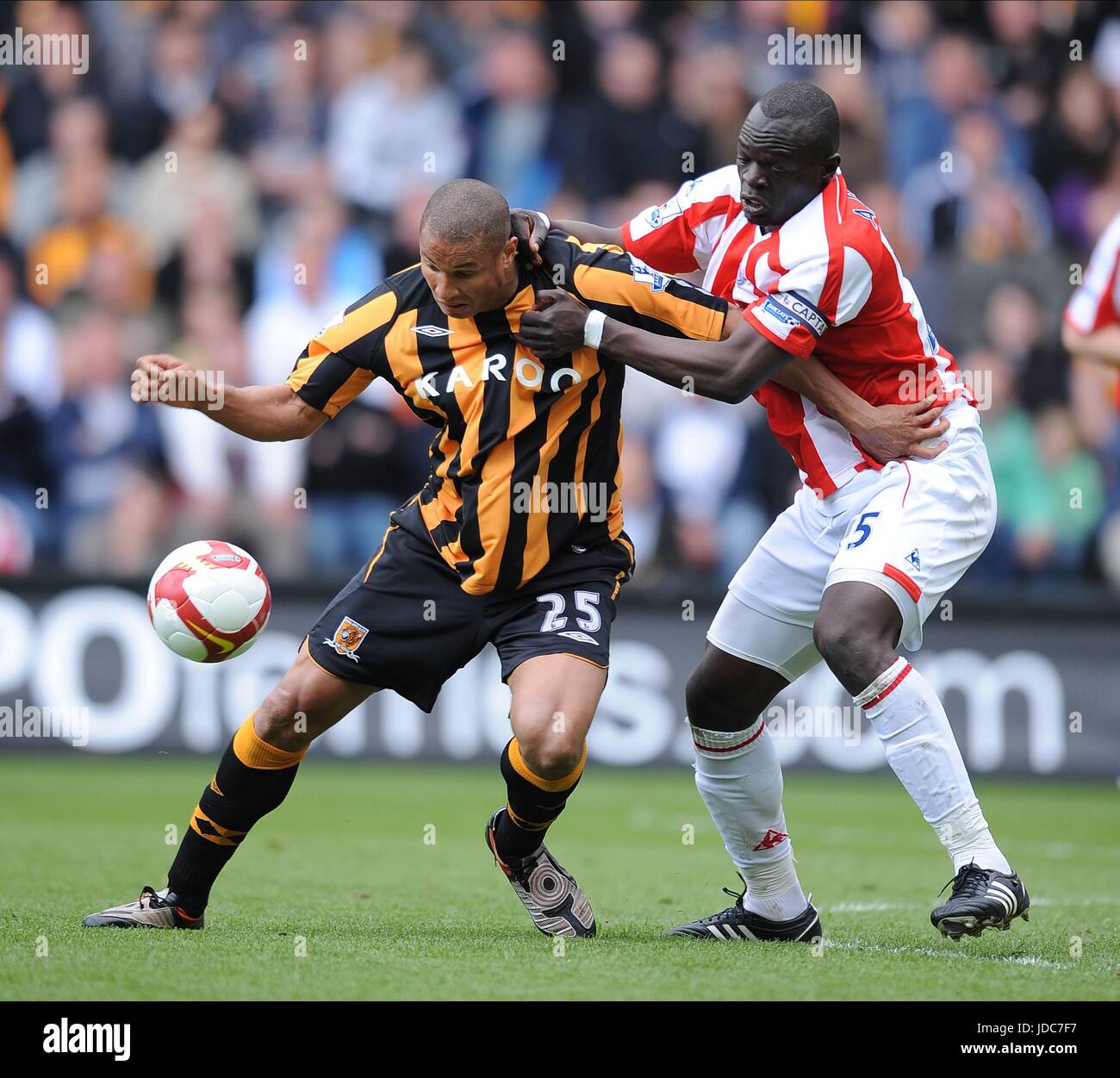 DANIEL COUSIN & LEON CORT HULL V STOKE KC STADIUM HULL ENGLAND 09 May ...