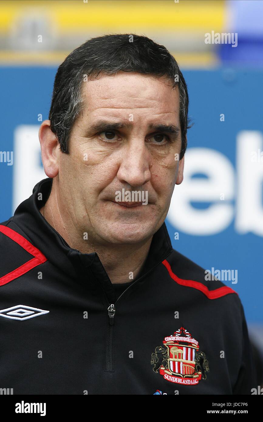 RICKY SBRAGIA SUNDERLAND FC MANAGER REEBOK STADIUM BOLTON ENGLAND 09 ...