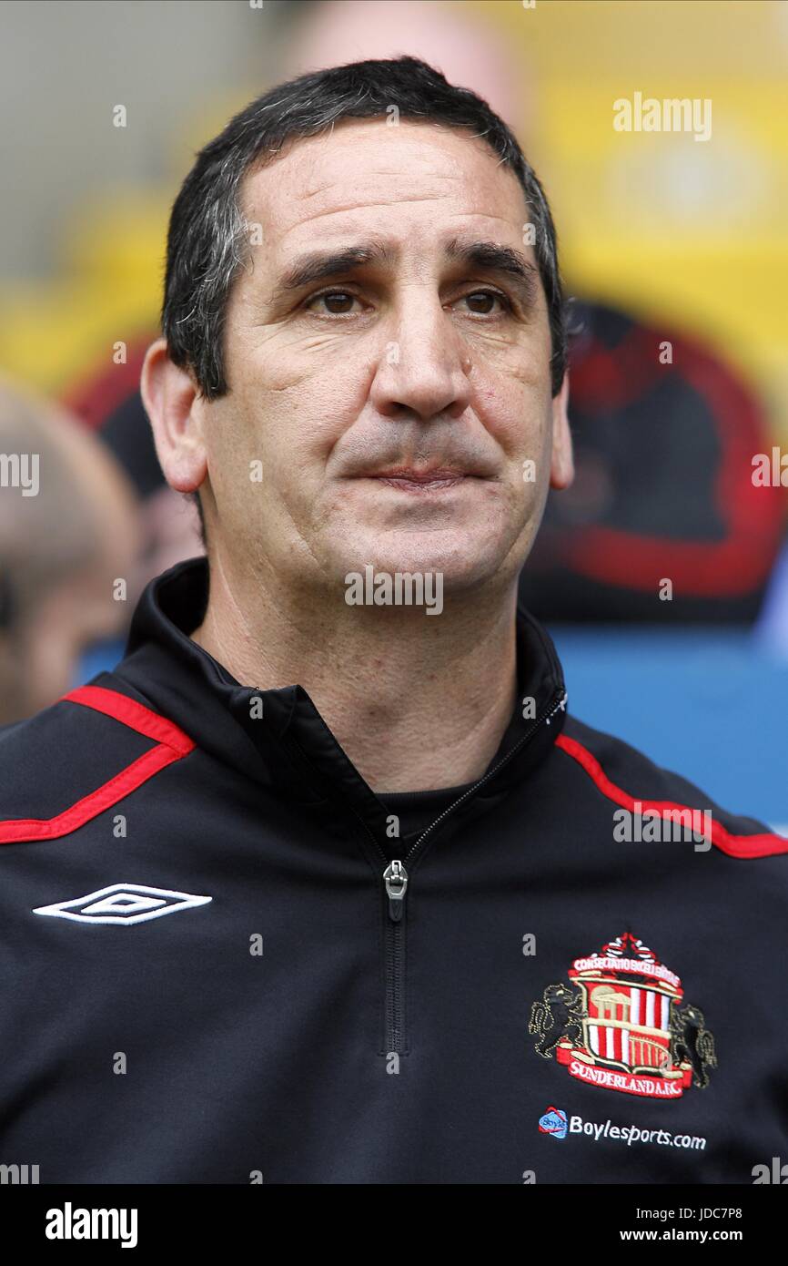 RICKY SBRAGIA SUNDERLAND FC MANAGER REEBOK STADIUM BOLTON ENGLAND 09 ...