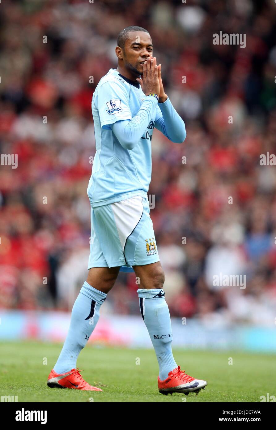 ROBINHO MANCHESTER CITY FC OLD TRAFFORD MANCHESTER ENGLAND 10 May 2009 ...