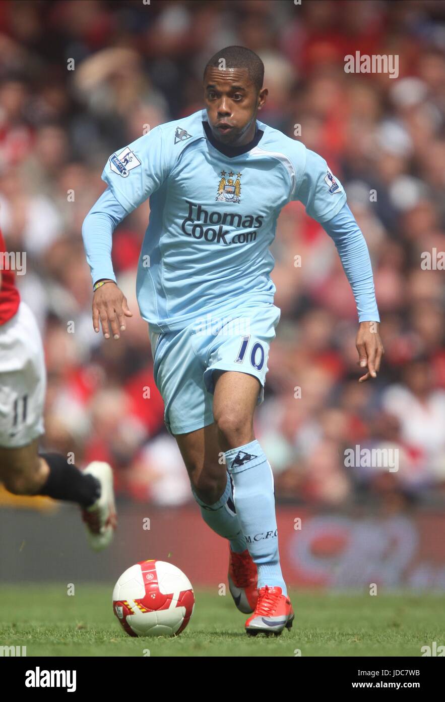 ROBINHO MANCHESTER CITY FC OLD TRAFFORD MANCHESTER ENGLAND 10 May 2009 ...