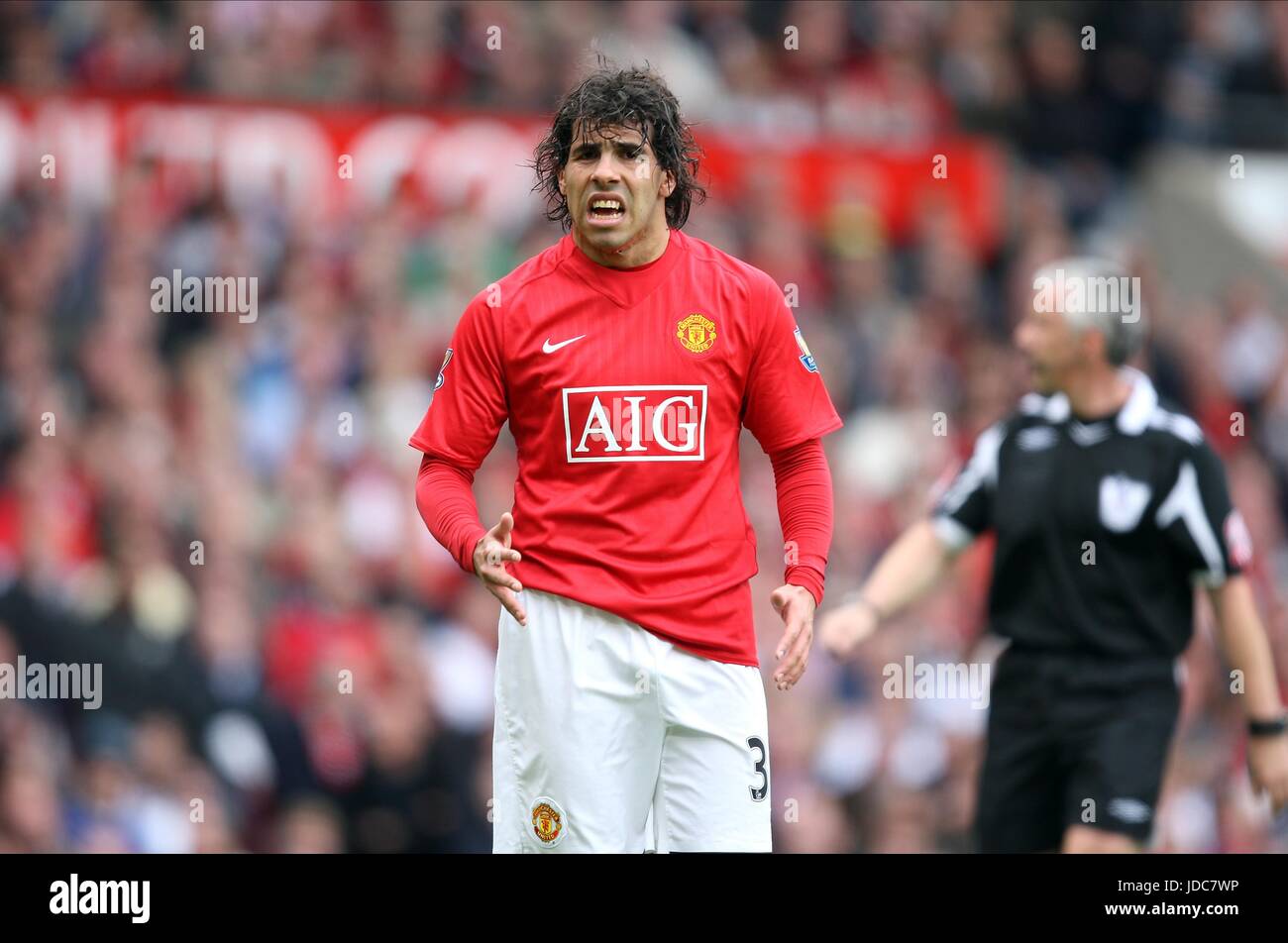 CARLOS TEVEZ MANCHESTER UNITED FC OLD TRAFFORD MANCHESTER ENGLAND 10 ...
