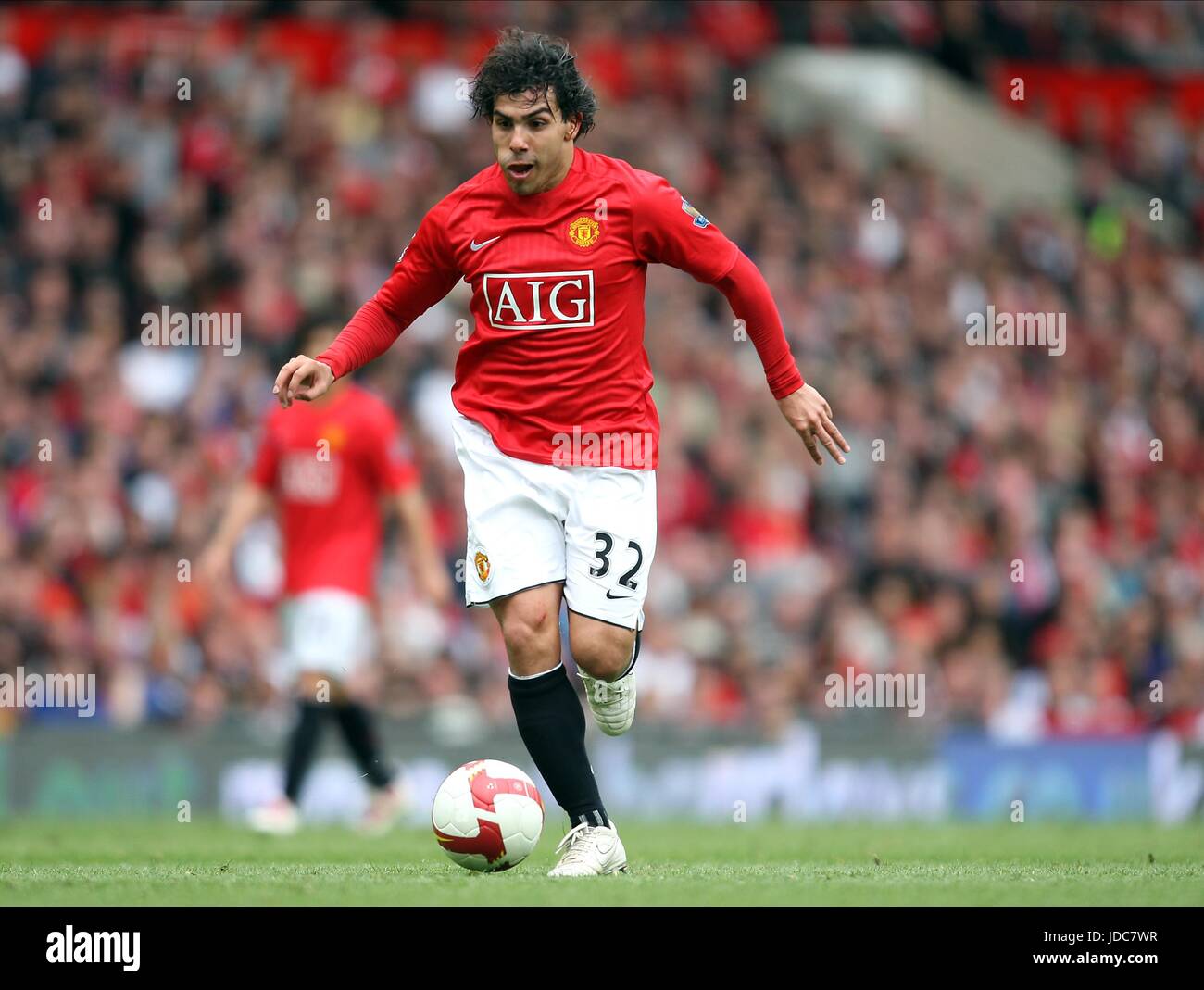 CARLOS TEVEZ MANCHESTER UNITED FC OLD TRAFFORD MANCHESTER ENGLAND 10 ...