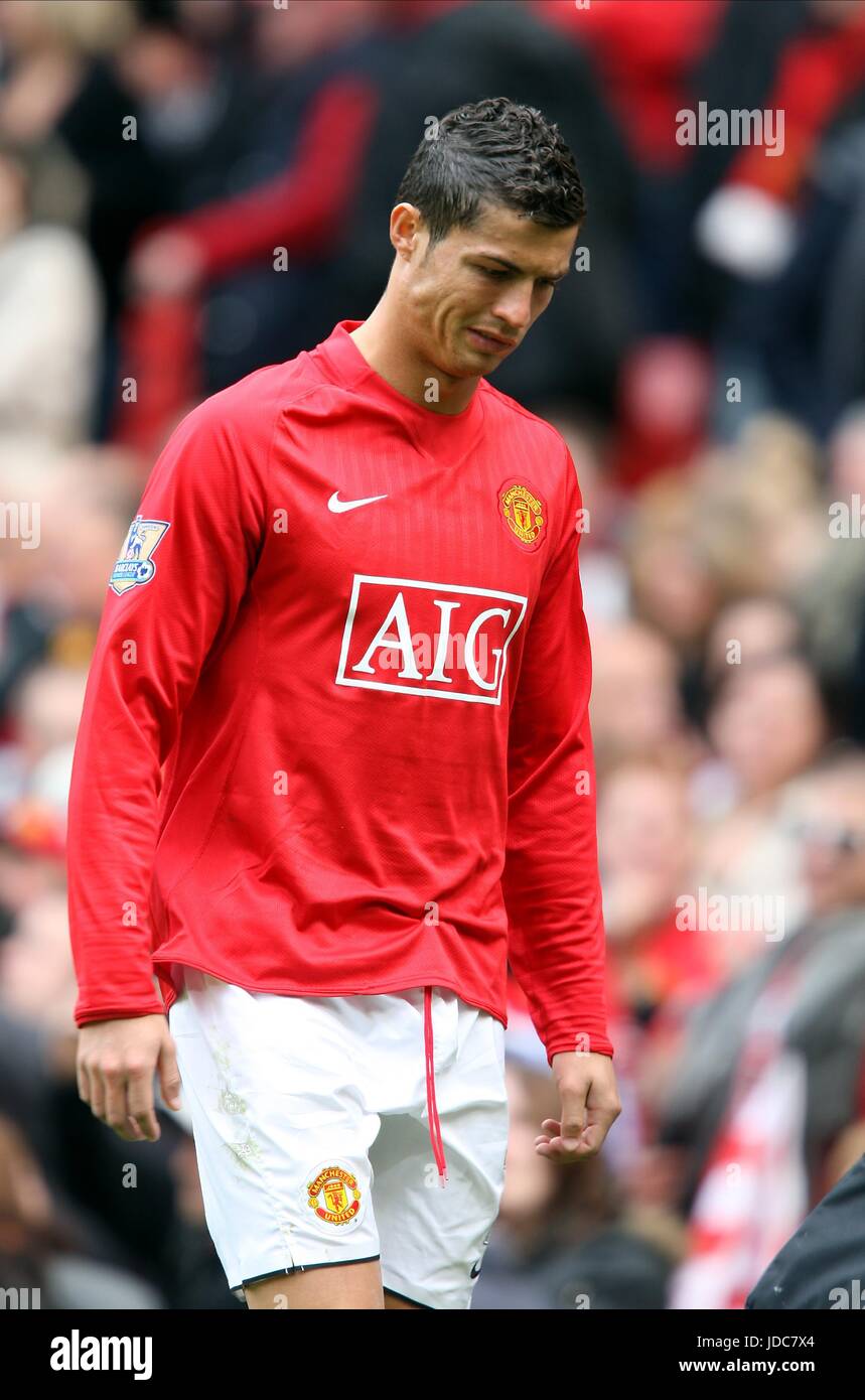 CRISTIANO RONALDO MANCHESTER UNITED FC OLD TRAFFORD MANCHESTER ENGLAND ...