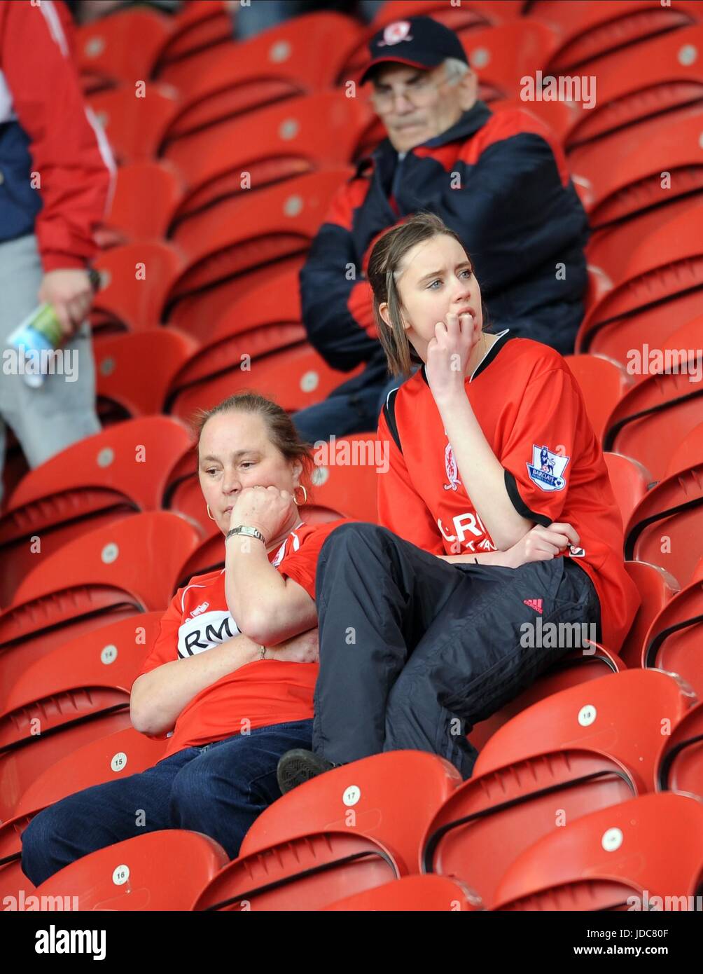 SAD BORO FAN MIDDLESBROUGH V ASTON VILLA RIVERSIDE STADIUM ...