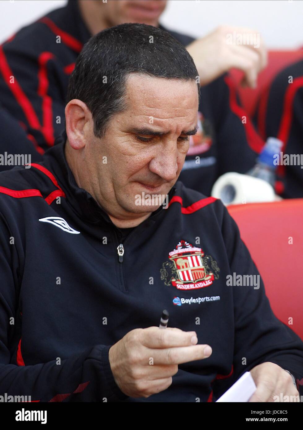 RICKY SBRAGIA SUNDERLAND FC MANAGER STADIUM OF LIGHT SUNDERLAND ENGLAND ...