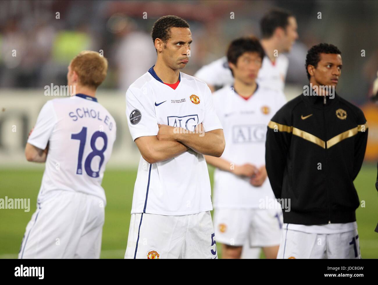 Manchester united defeat barcelona hi-res stock photography and images ...