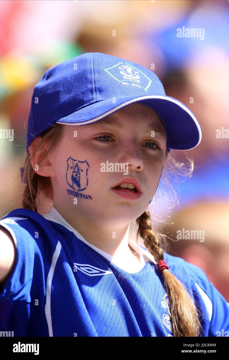 EVERTON FAN CHELSEA V EVERTON WEMBLEY STADIUM LONDON ENGLAND 30 May ...