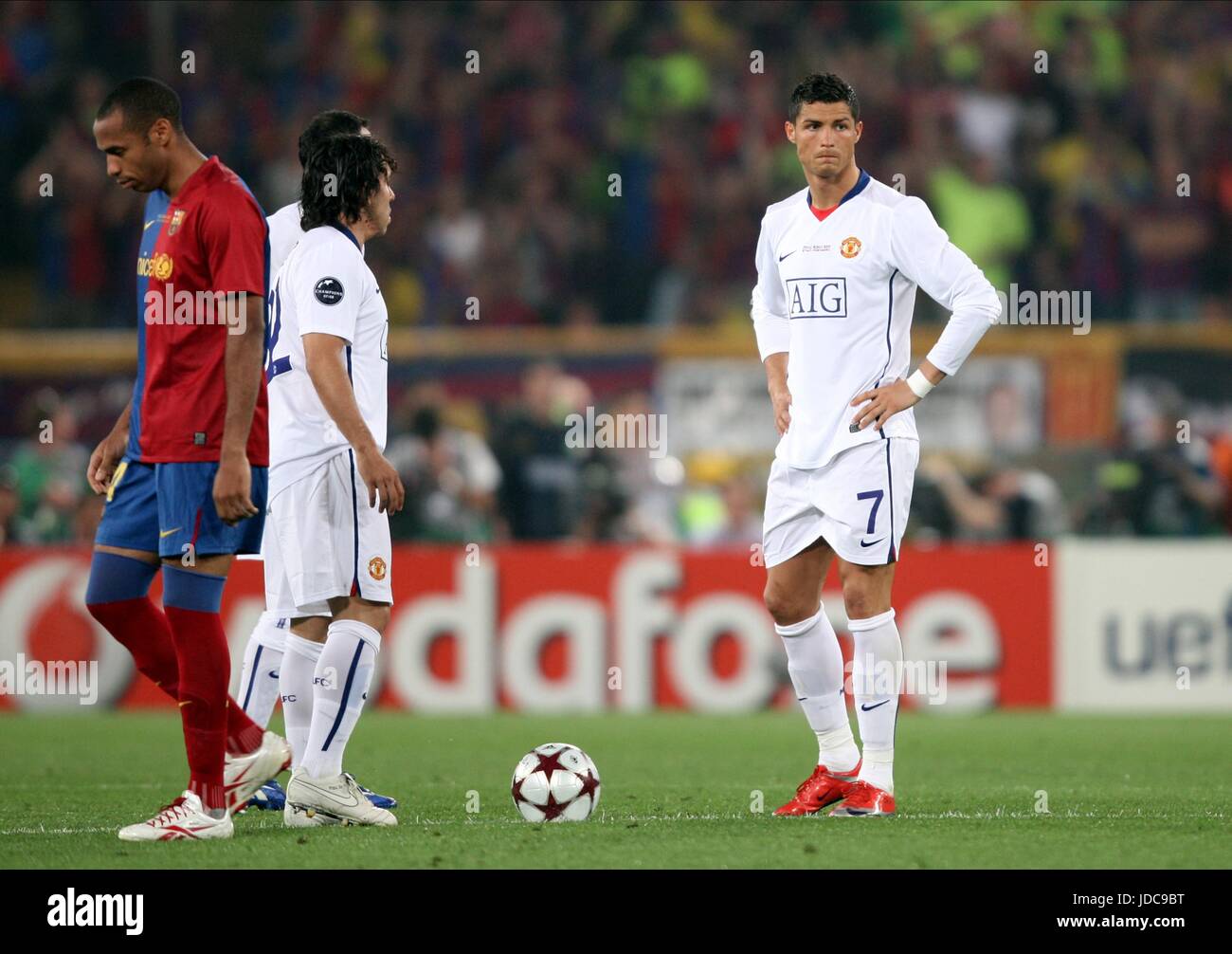 CARLOS TEVEZ CRISTIANO RONALDO BARCELONA V MANCHESTER UNITED STADIO ...