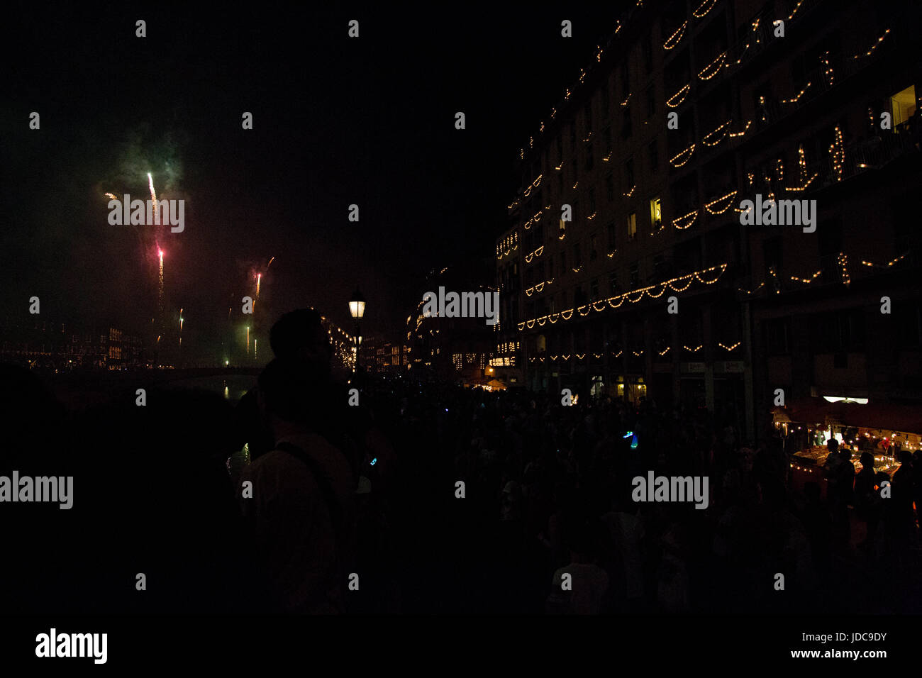 Pisa, Italy. 16th June, 2017. Luminara di San Ranieri in Pisa. The ...