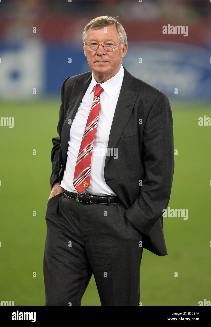 SIR ALEX FERGUSON MANCHESTER UNITED FC MANAGER STADIO OLIMPICO ROME ...
