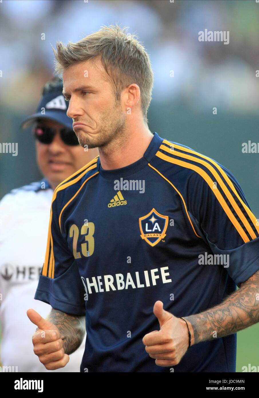 DAVID BECKHAM LOS ANGELES GALAXY CARSON LOS ANGELES CA USA 19 July 2009 ...