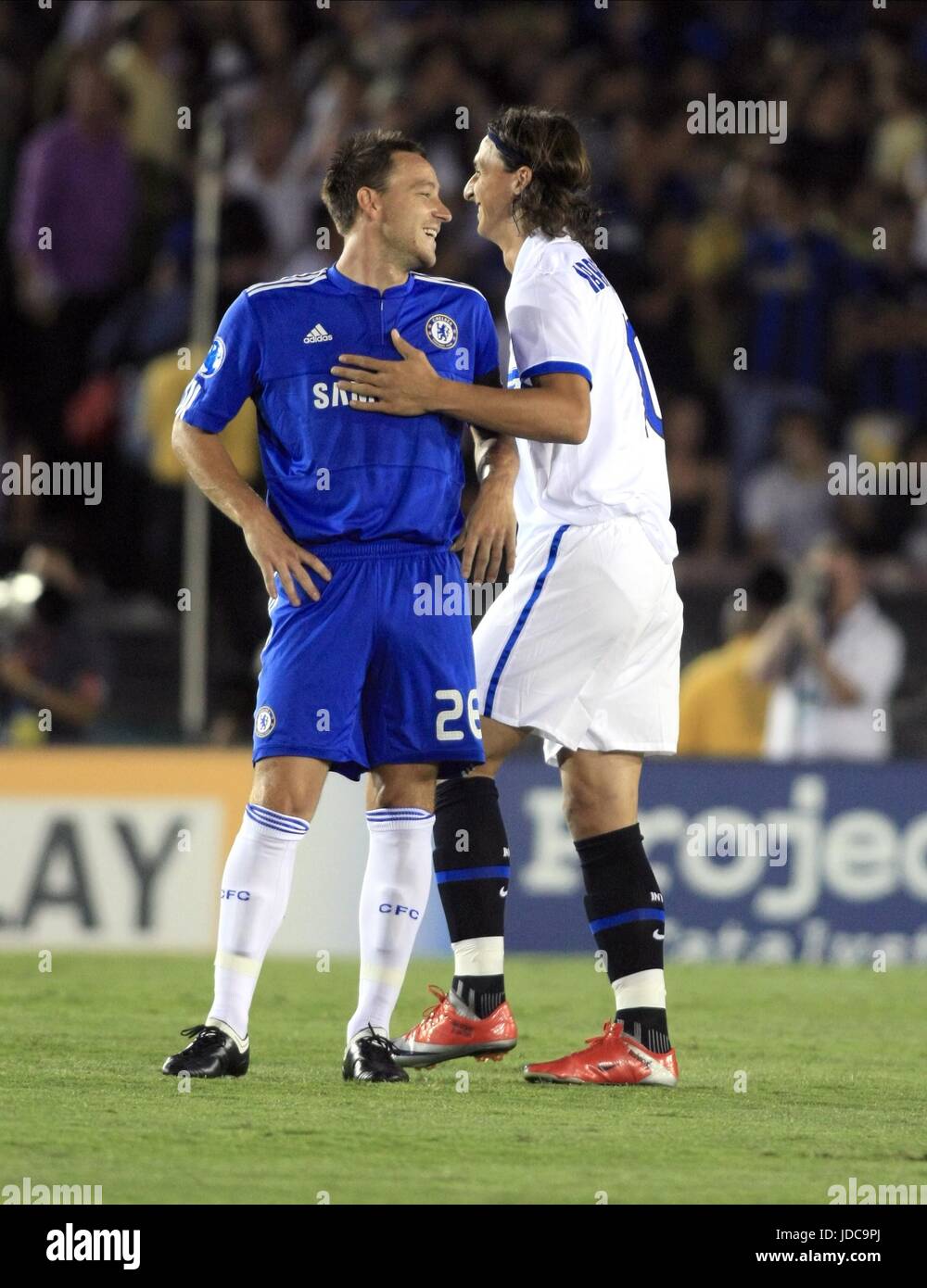 JOHN TERRY ZLATAN IBRAHIMOVIC CHELSEA V INTER MILAN PASADENA LOS ...