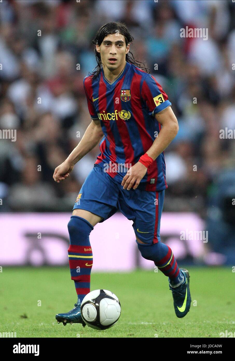 MARTIN CACERES FC BARCELONA WEMBLEY STADIUM LONDON ENGLAND 24 July ...