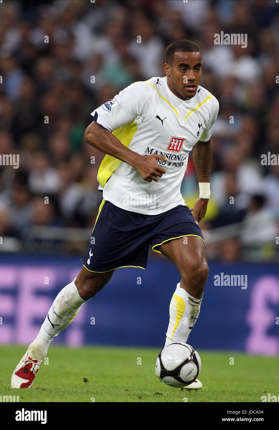 TOM HUDDLESTONE TOTTENHAM HOTSPUR FC WEMBLEY STADIUM LONDON ENGLAND 24 ...