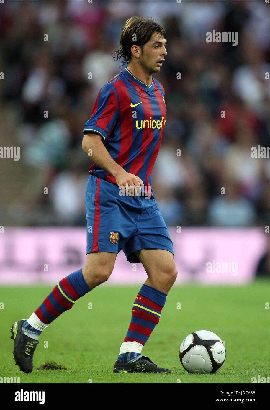 VICTOR SANCHEZ FC BARCELONA WEMBLEY STADIUM LONDON ENGLAND 24 July 2009 ...