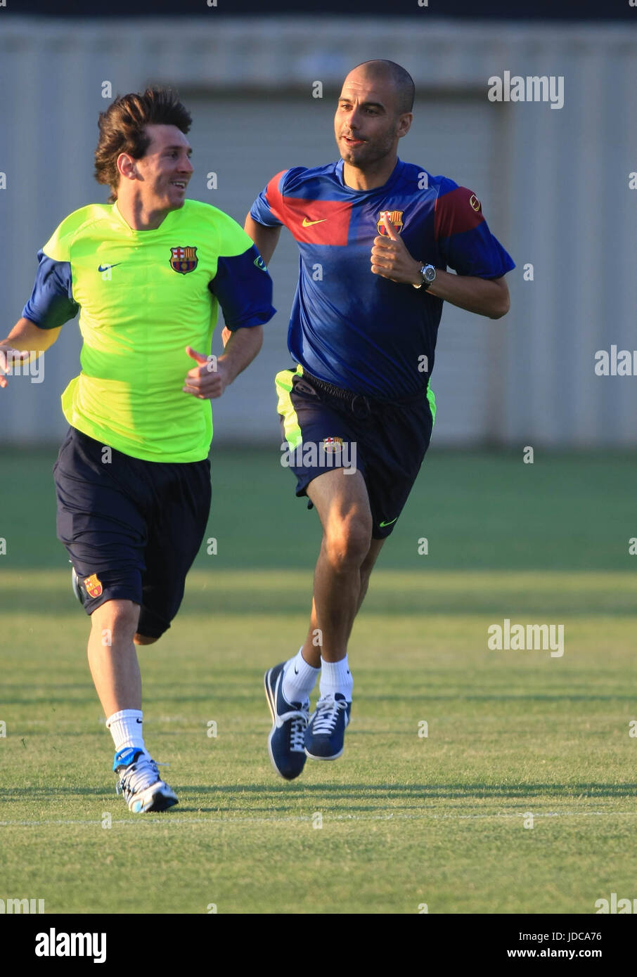 Pep guardiola messi hi-res stock photography and images - Alamy