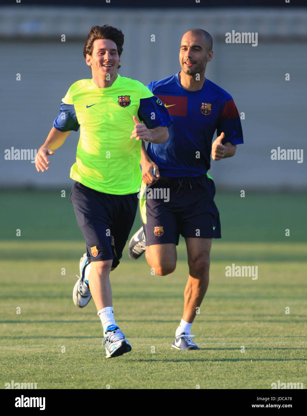 Pep Guardiola And Messi