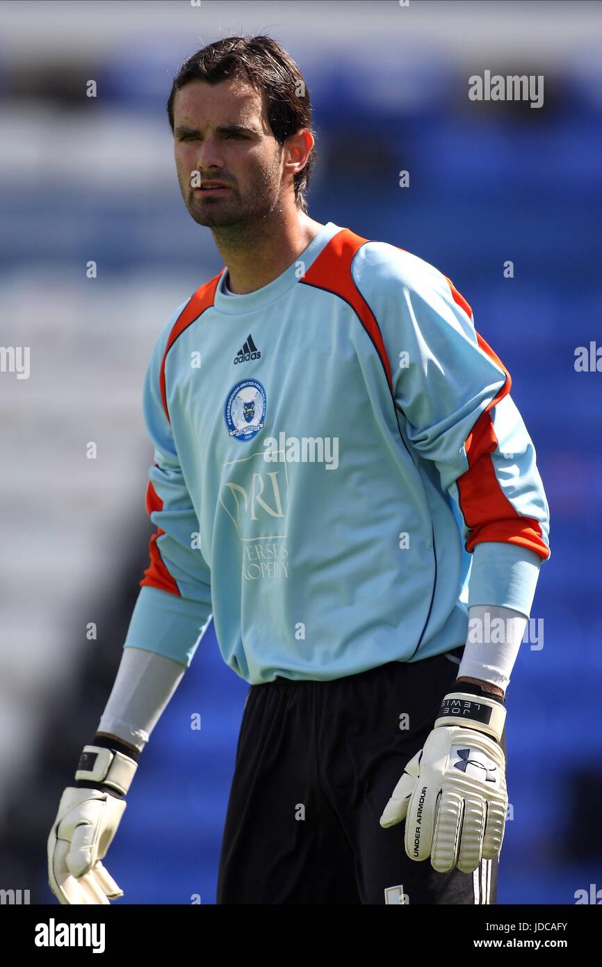 JOE LEWIS PETERBOROUGH UNITED FC LONDON ROAD PETERBOROUGH ENGLAND 25 ...