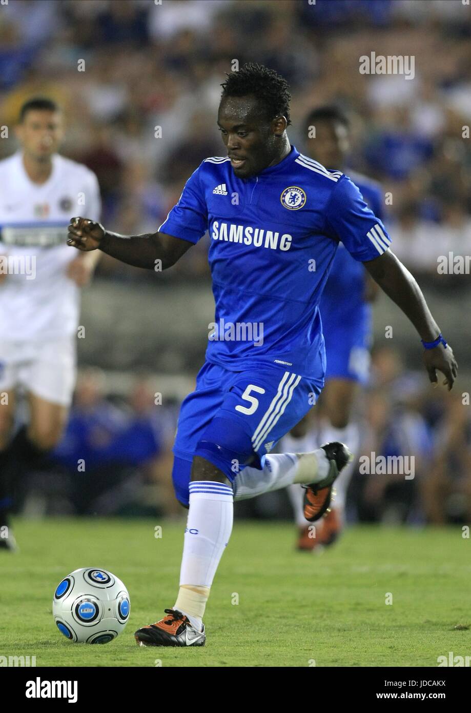 MICHAEL ESSIEN CHELSEA FC PASADENA LOS ANGELES CA USA 21 July 2009 ...