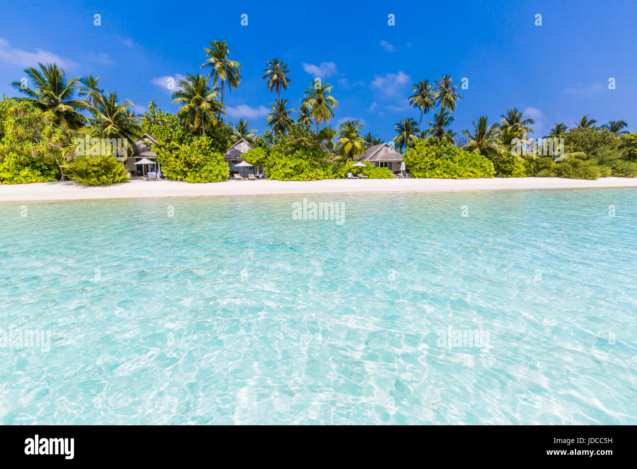 Beautiful beach landscape. Summer holiday and vacation concept ...
