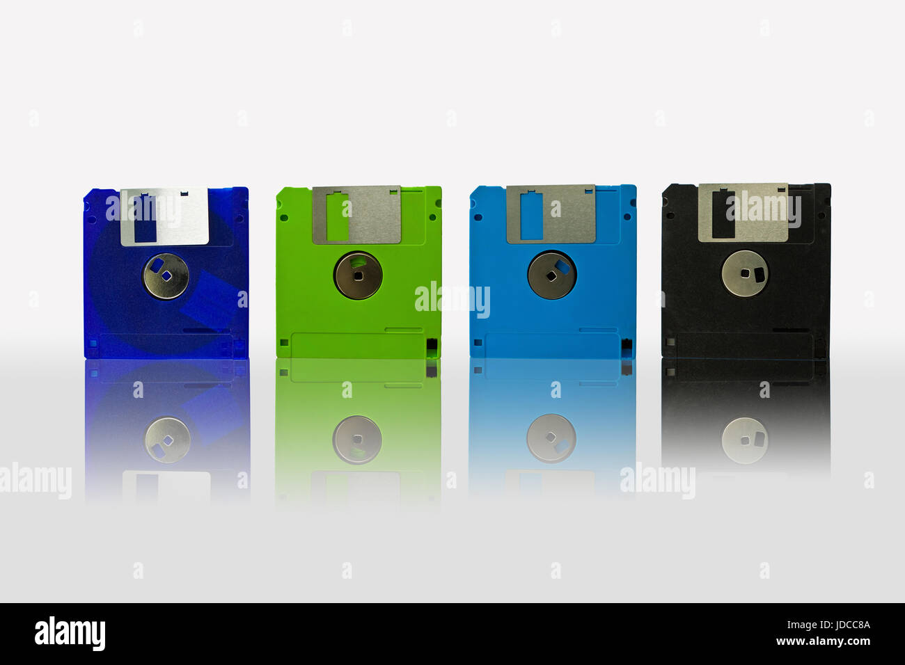 colorful diskettes isolated on the white background Stock Photo - Alamy