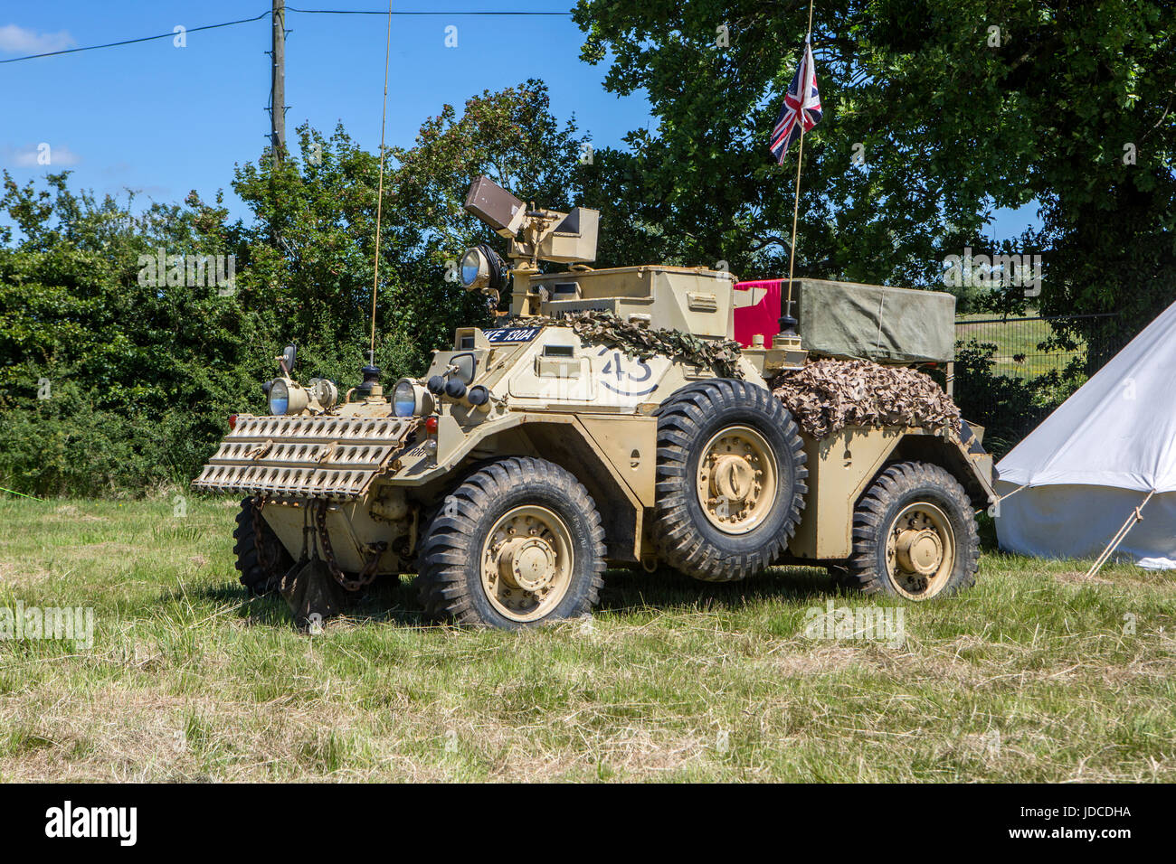 A Military armoured car Stock Photo - Alamy