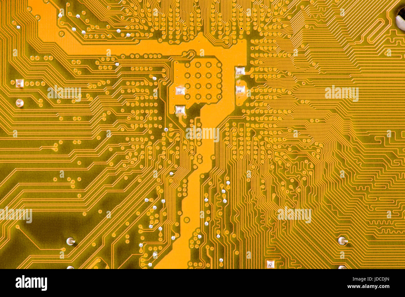 computer platine with network and connection Stock Photo - Alamy