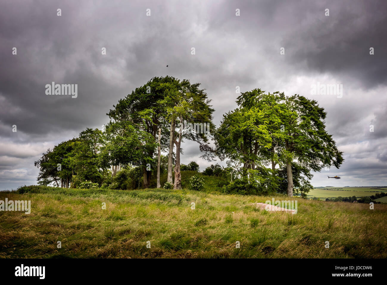 East Kennet Long Barrow near Avebury, Wiltshire, UK Stock Photo - Alamy