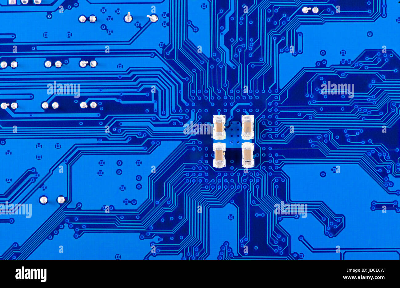 computer platine with network and connection Stock Photo - Alamy