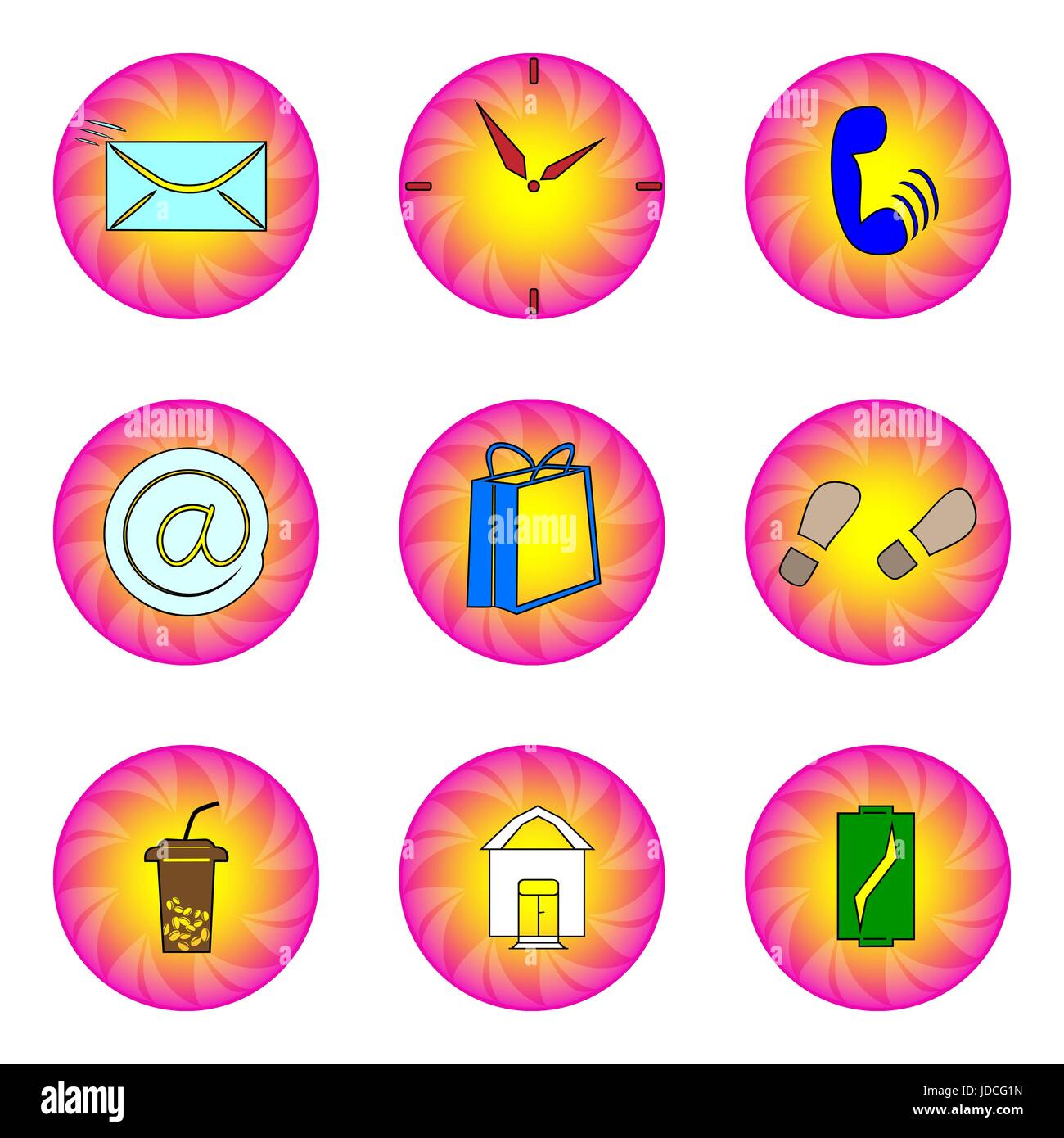 Web icons Stock Vector Images - Alamy