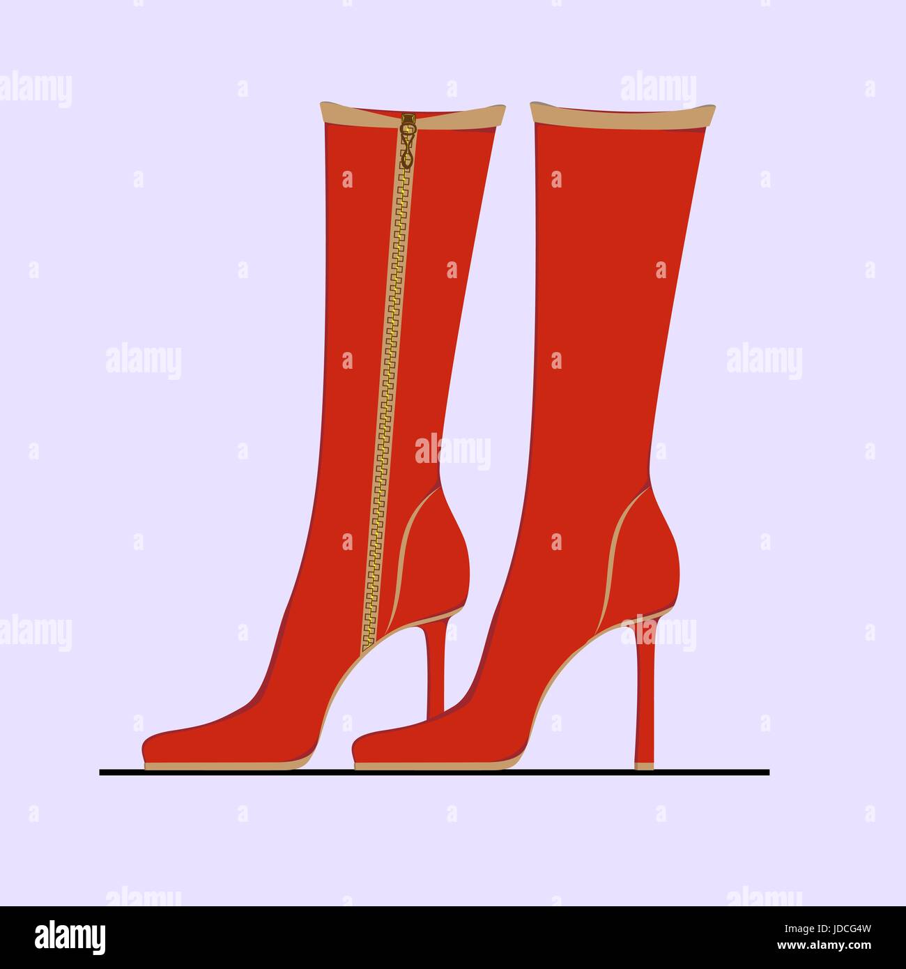 Narrow heels Stock Vector Images - Alamy