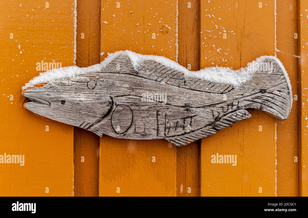 Winter sakrisoy village on hi-res stock photography and images - Alamy