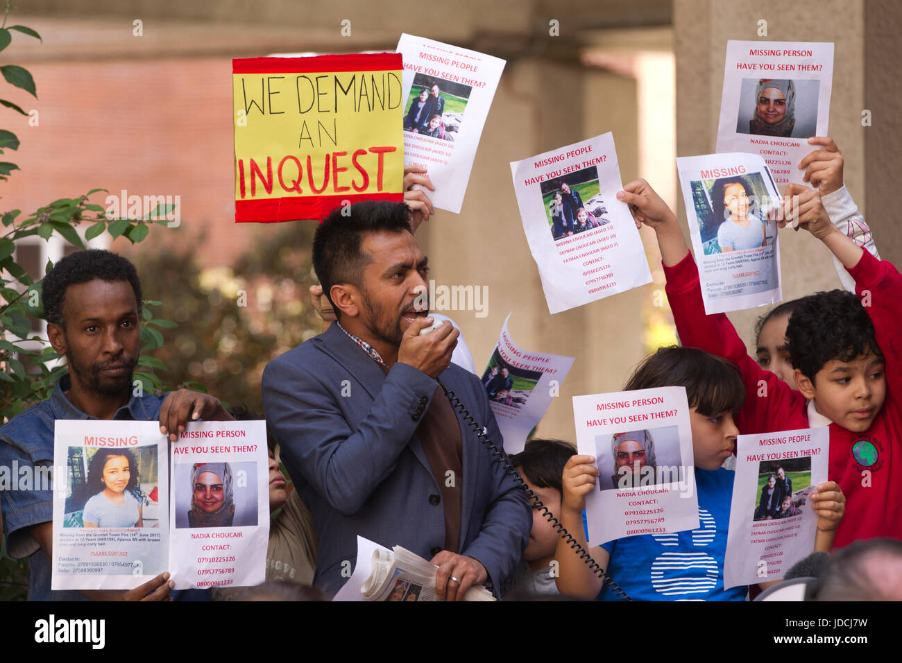 Mustafa Almansur, organiser of Grenfell Tower protest movement ...