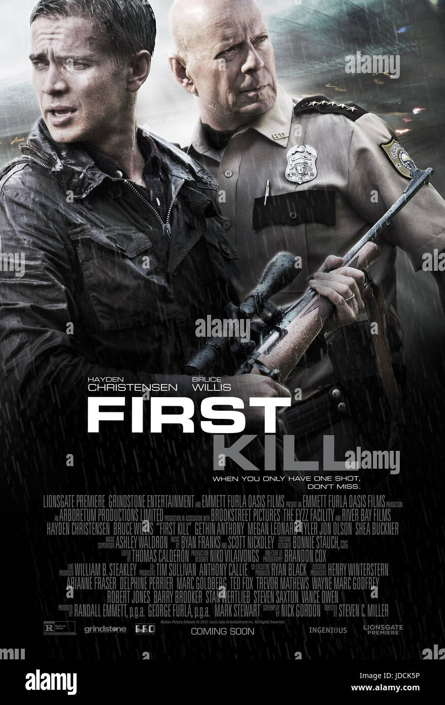FIRST KILL, US poster, from left: Hayden Christensen, Bruce Willis ...