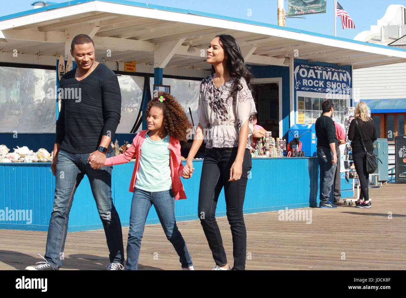 ILLICIT, from left, David Ramsey, Sade Kimora Young, Shireen ...