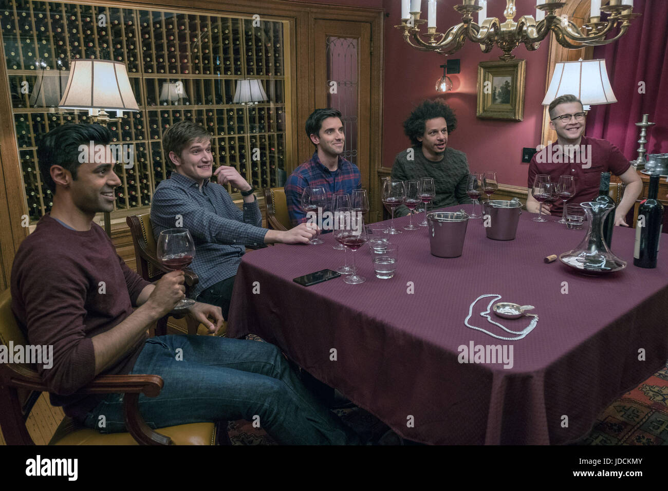 ROUGH NIGHT, from left: Hasan Minaj, Bo Burnham, Paul Downs, Eric Andre ...