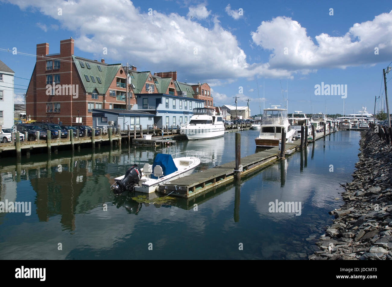 The Portland, Maine, USA waterfront Stock Photo - Alamy