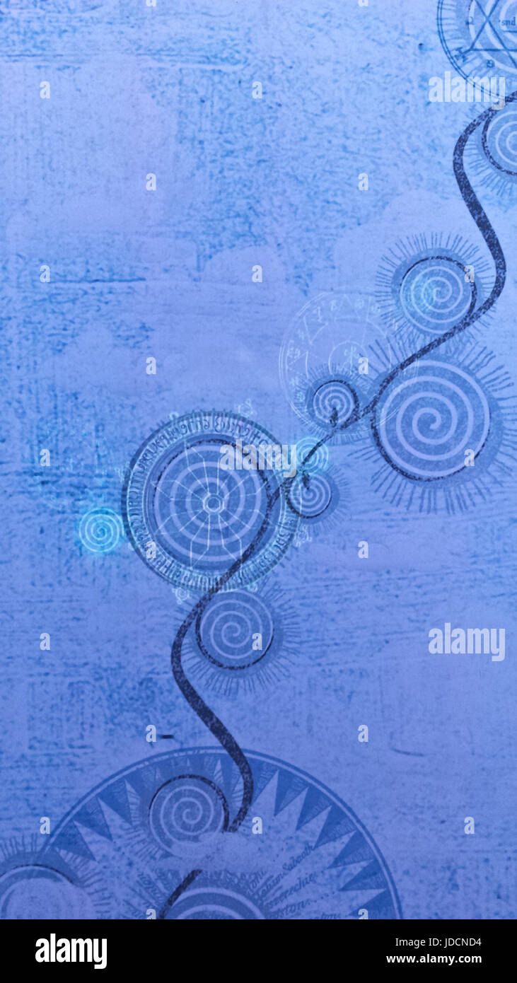 Blue tone of an artistic background pattern Stock Photo - Alamy