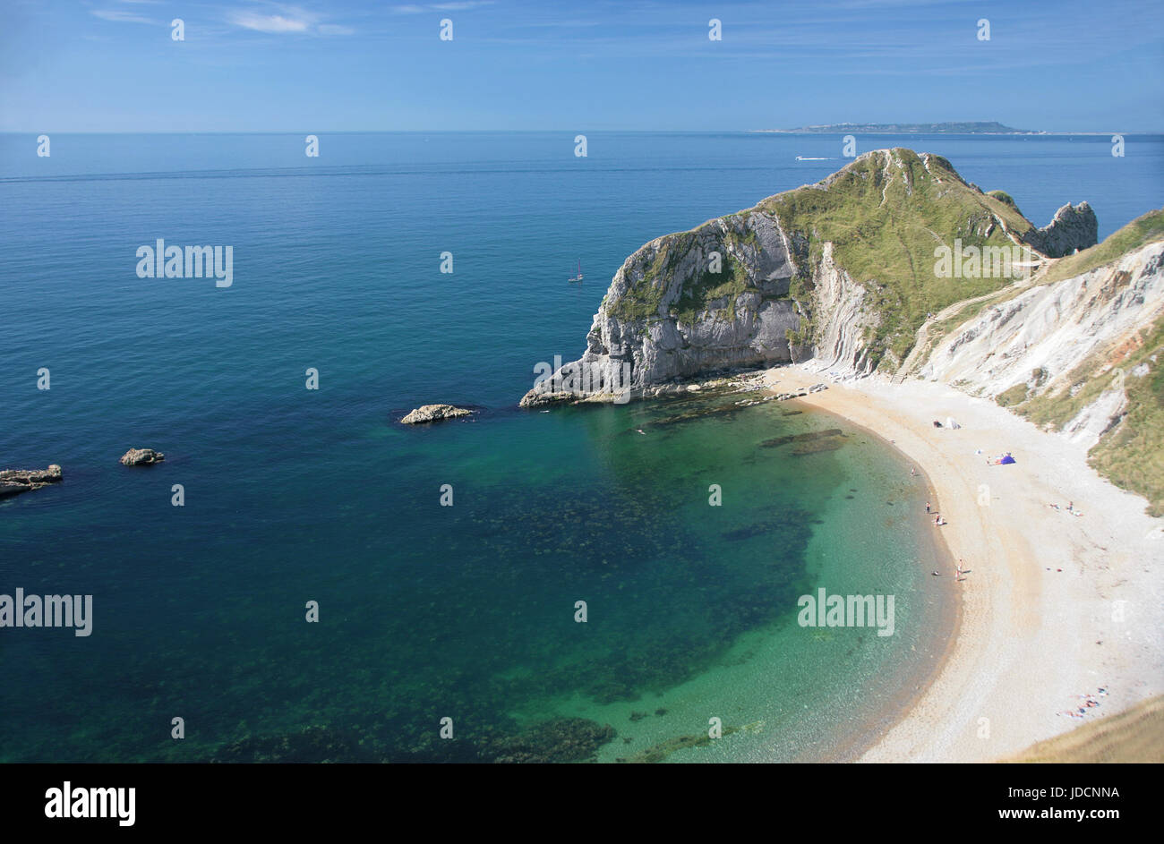 Man o' War Bay, near Durdle Door, Jurassic Coast, Dorset, UK Stock ...