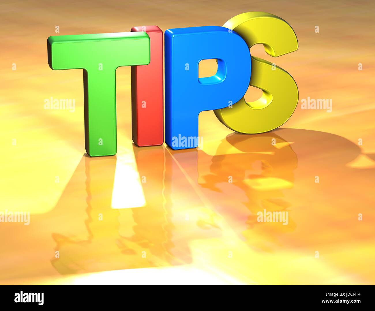 Word Tips on yellow background (high resolution 3D image Stock Photo ...