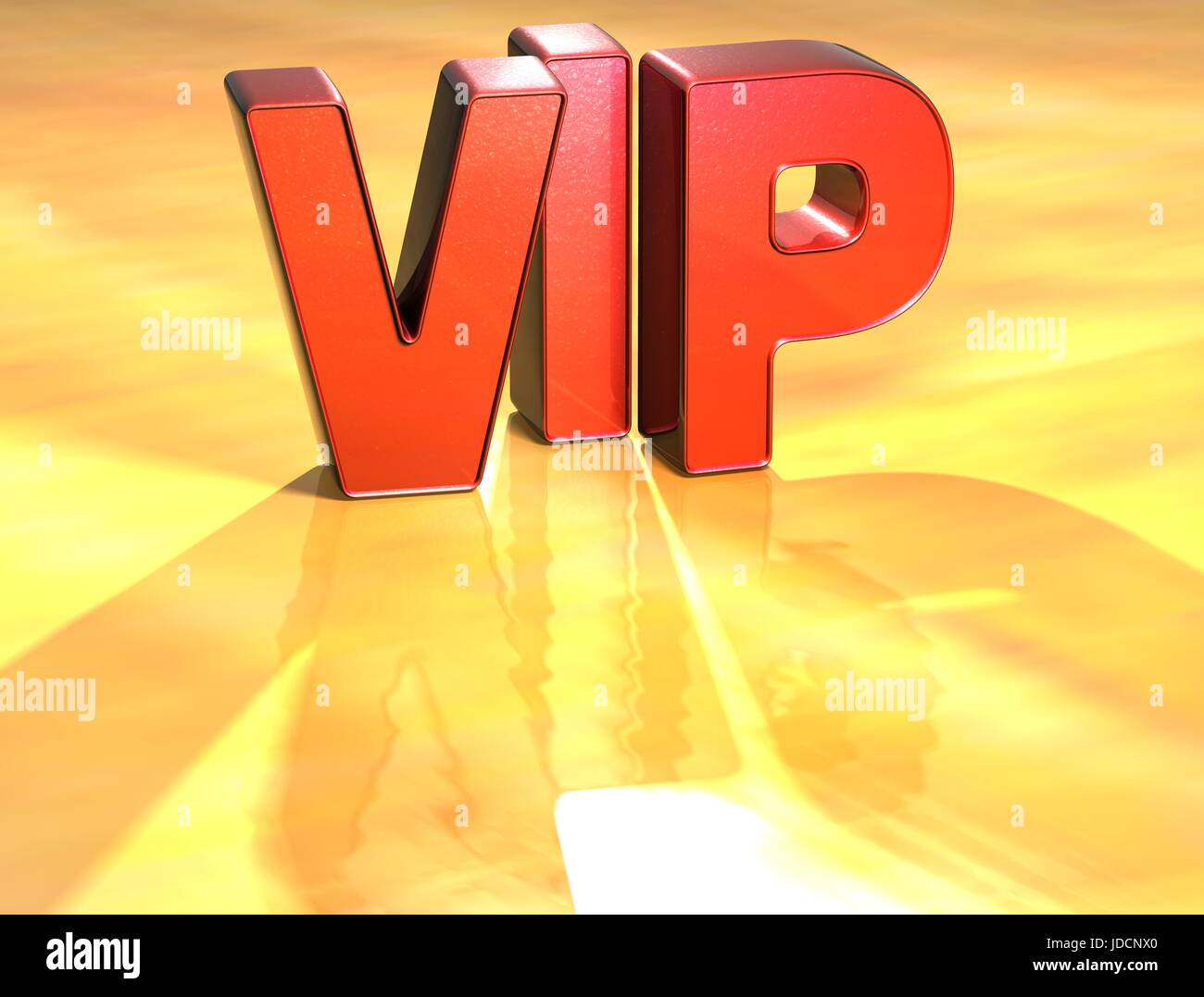 Word VIP on yellow background (high resolution 3D image Stock Photo - Alamy