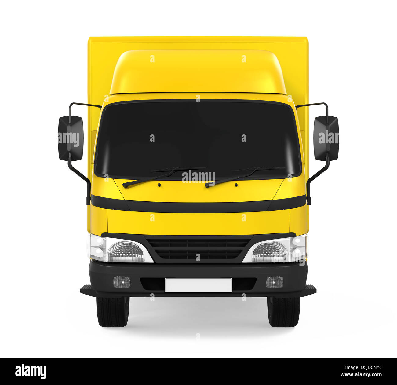 Delivery Van Isolated Stock Photo - Alamy