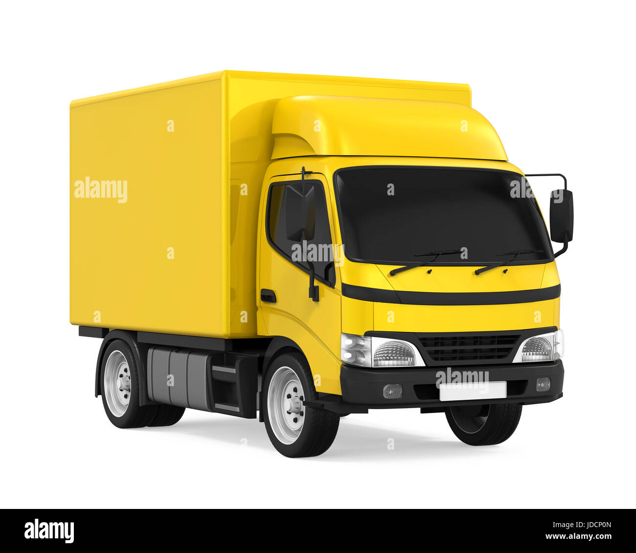 Delivery Van Isolated Stock Photo - Alamy