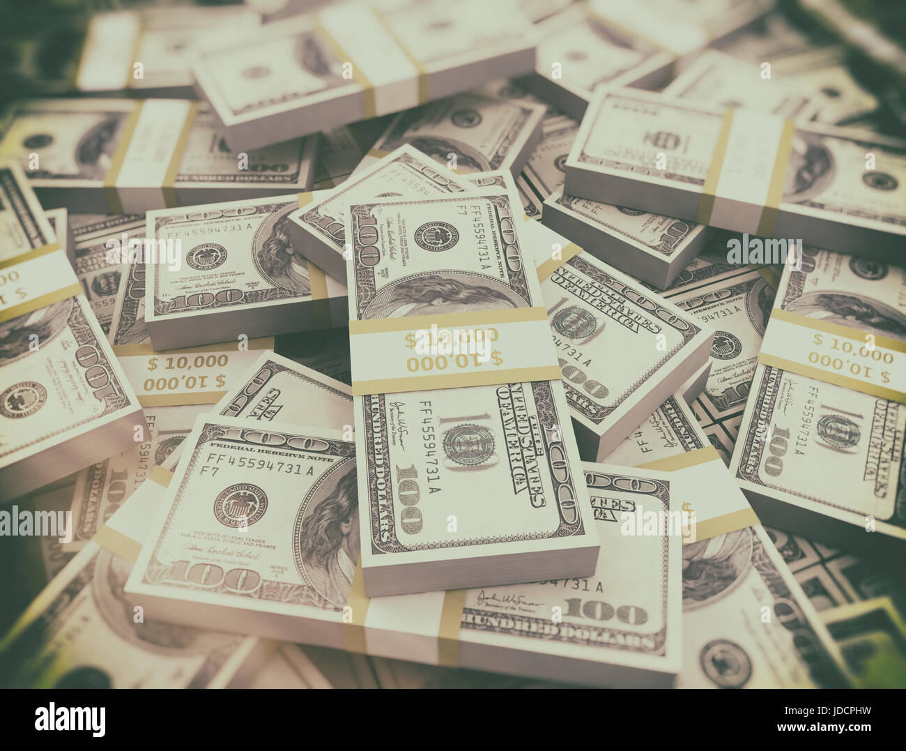 Bundles of hundred dollar bills hi-res stock photography and images - Alamy